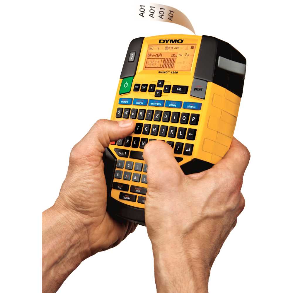 Dymo Rhino 4200 Label Printer Kit - Dymo Label Printers from The Dymo Shop